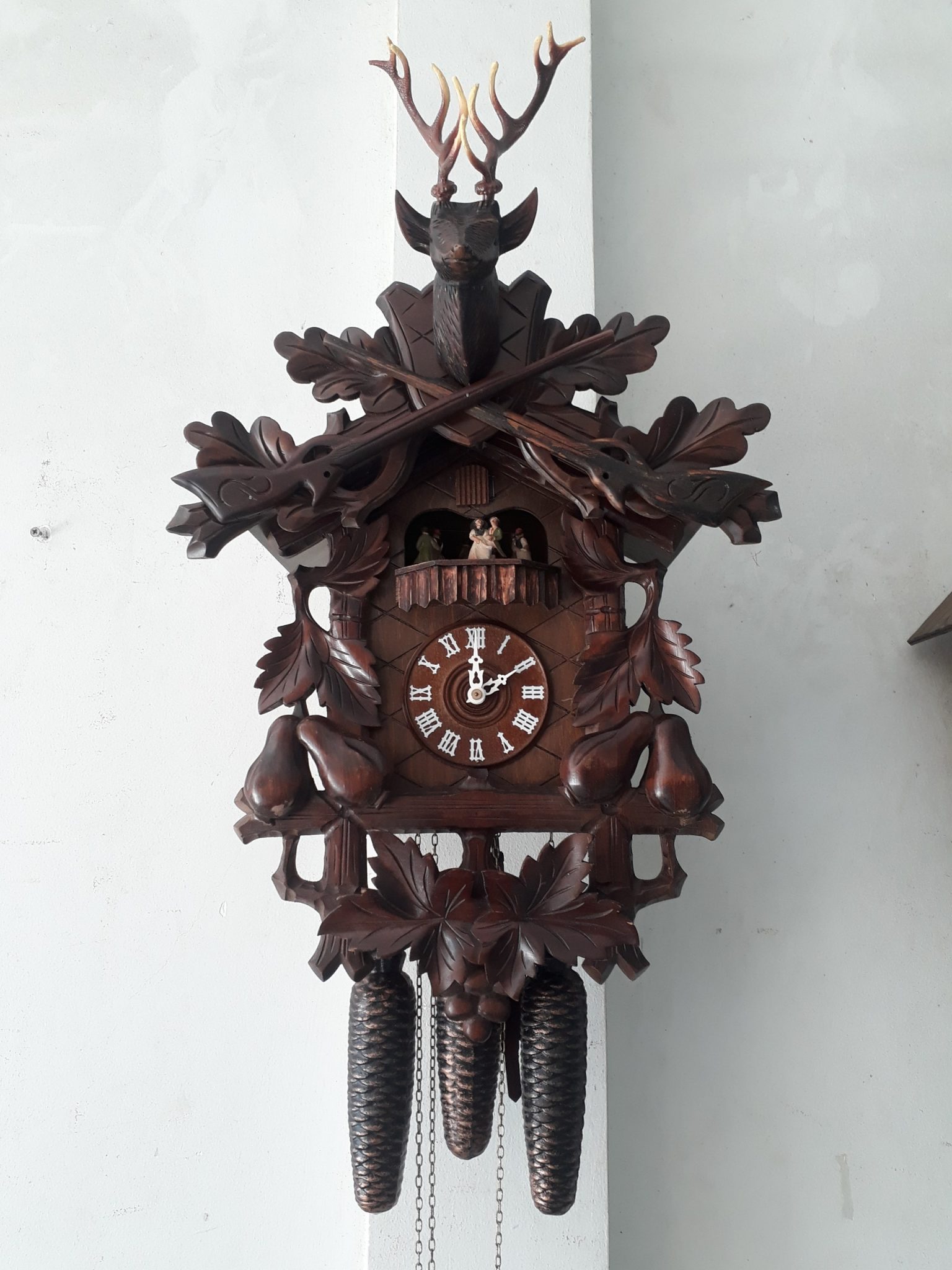 Đồng Hồ Chim Cuckoo 3 Tạ Máy Chạy 8 Ngày Chim Hót Và Ban Nhạc | Đồng Hồ ...