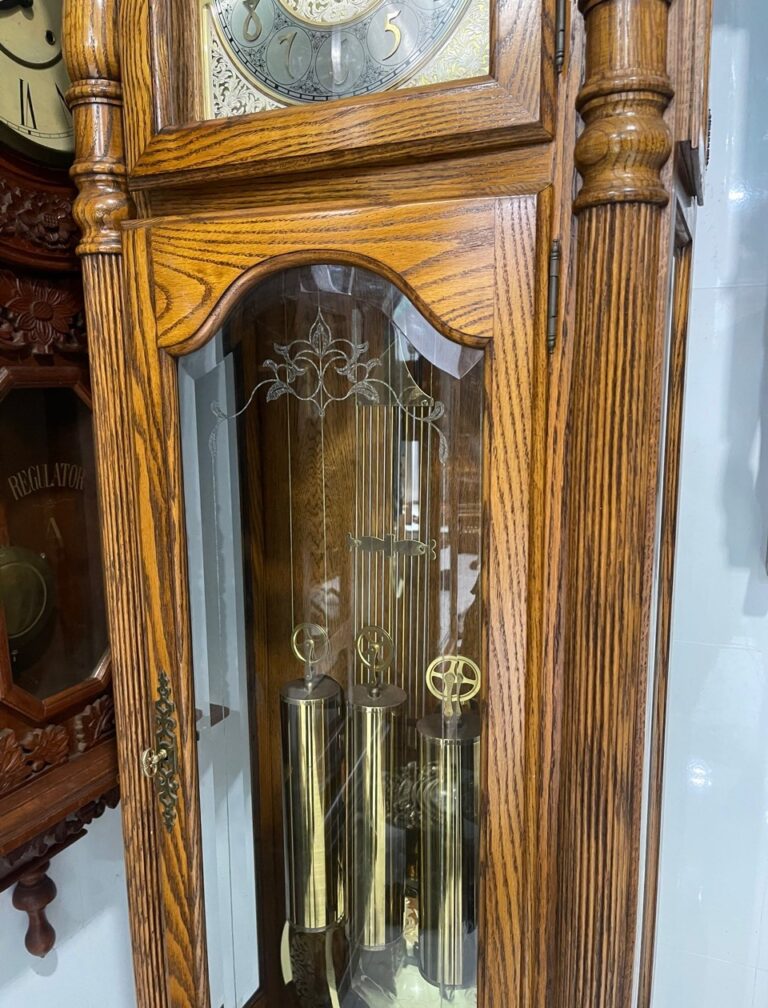 Đồng Hồ Tủ Cây Sligh Đức 5 Kim 12 Gong 3 Bài Nhạc Cơ Cot